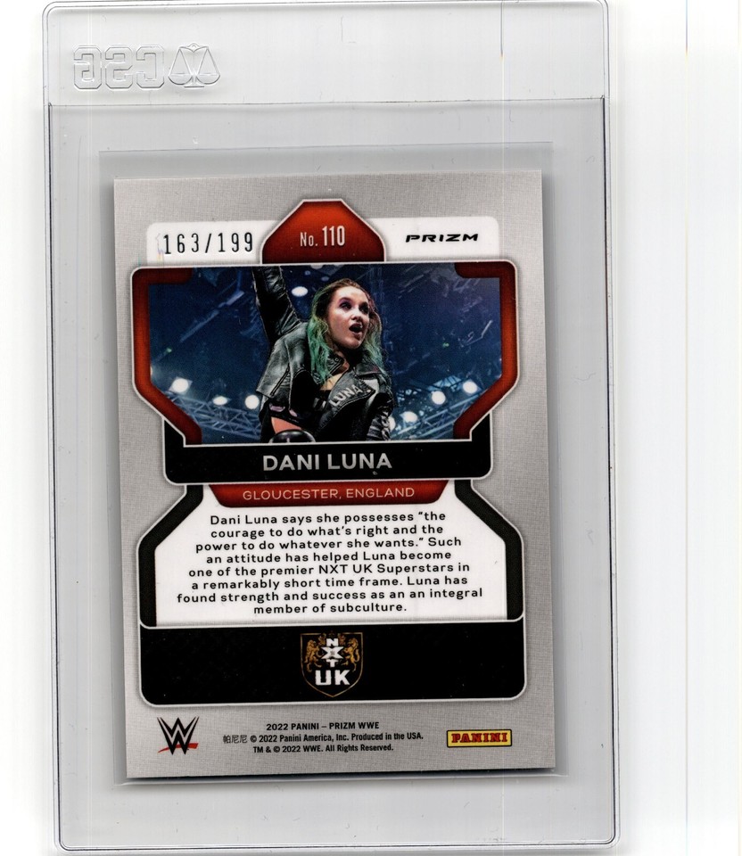 2022 Panini WWE Prizm Premium Box Set Scope /199 Dani Luna RC | eBay