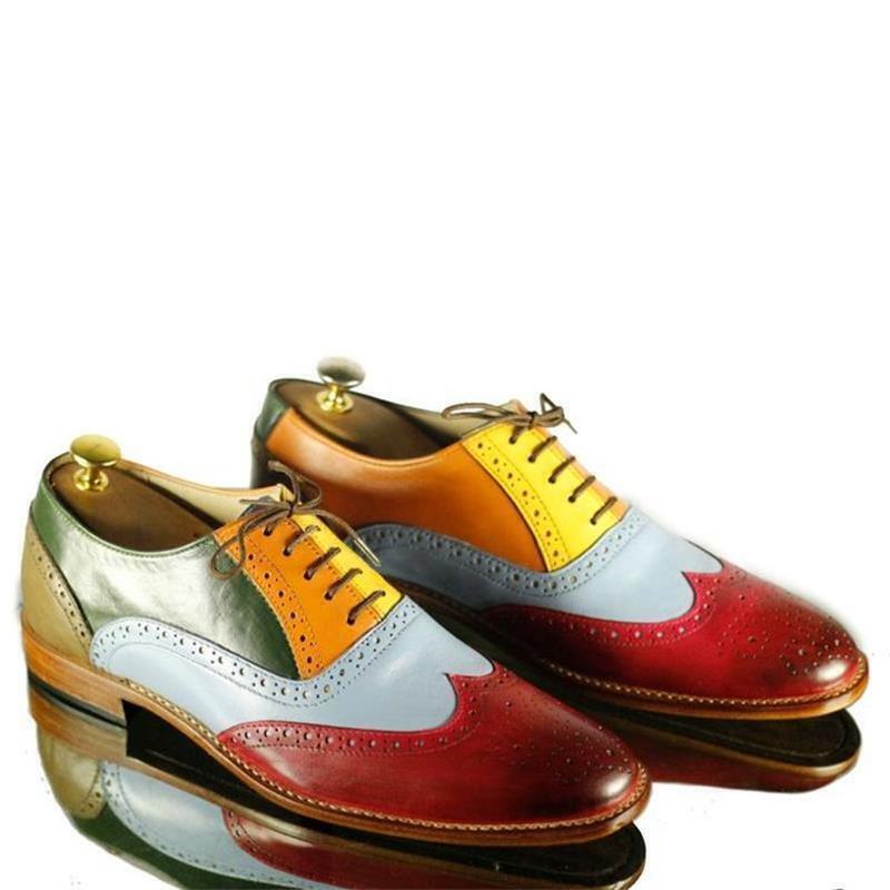 Mens Elegant Business Wedding Brogues Round Toe Carved Lace Up Party ...