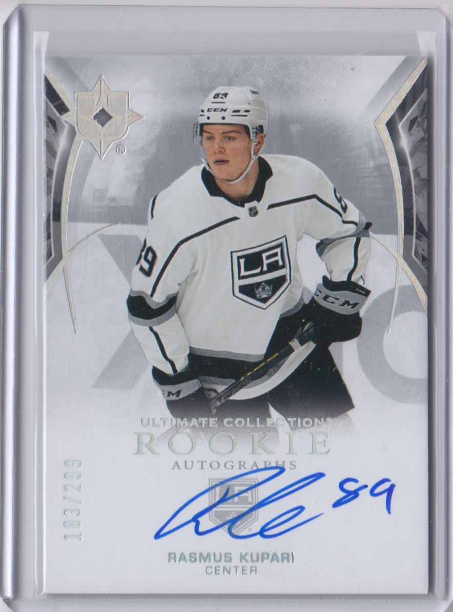 2021-22 Upper Deck Ultimate Collection Rookie Autograph Rasmus Kupari ...