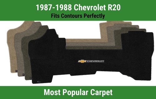 Lloyd Ultimat Front Carpet Mat for '87-88 Chevy R20 w/Chevy Bowtie ...