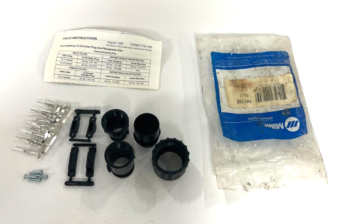 MILLER 14 TERMINAL PLUG AND RECEPTACLE KIT | eBay
