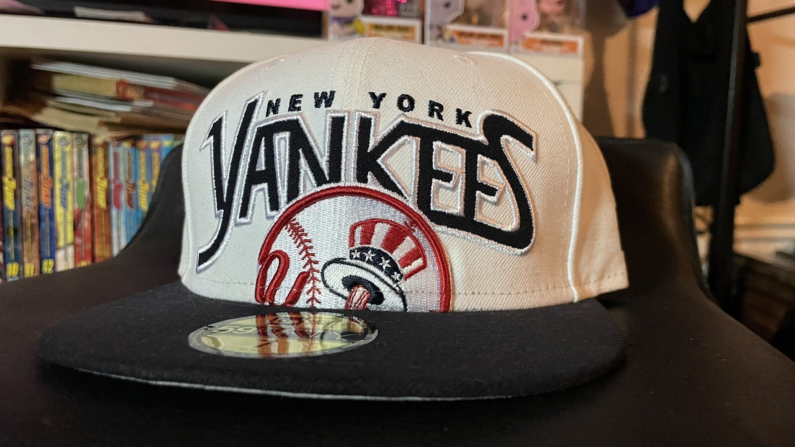 Rare New Era 59Fifty New York Yankees Uncle Sam Scrip… - Gem