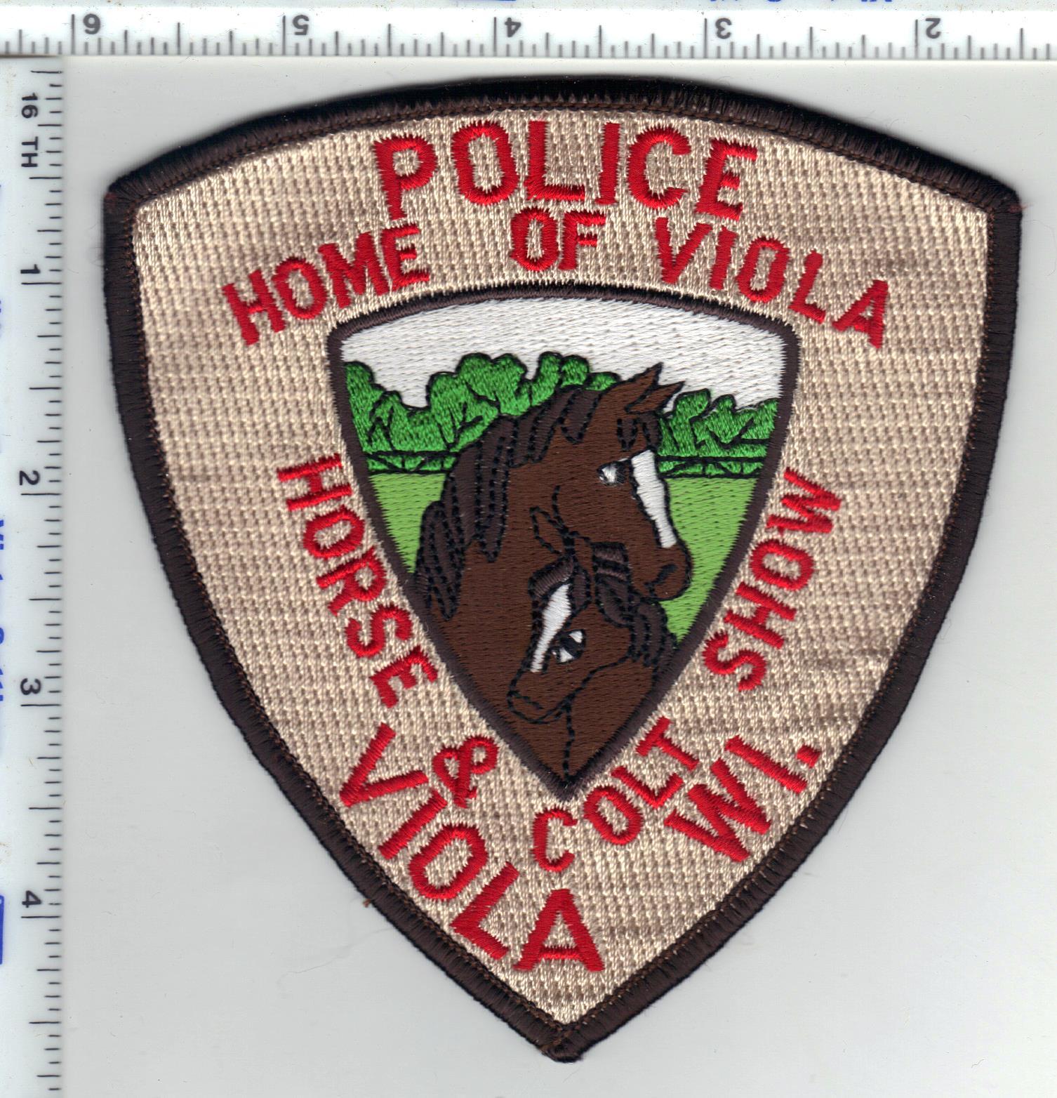 Viola Police (Wisconsin) 1st Issue Shoulder Patch | eBay