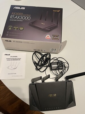 ASUS RT-AX3000 Wi-Fi 6 Router - Dual Band Gigabit Wireless Router # ...