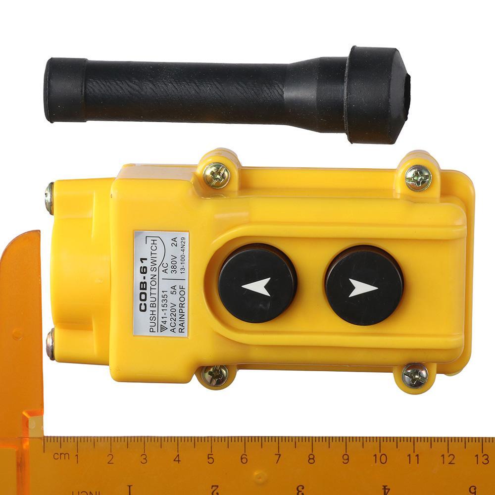 COB-61 Push Button Switch Rainproof Crane Pendant Control Station Lift ...