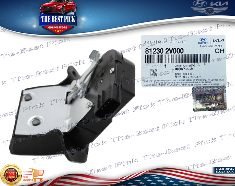 ⭐GENUINE⭐ Tailgate Trunk Lock Latch Actuator 12-17 Hyundai Veloster ...