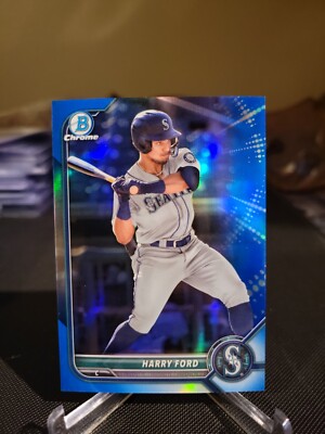 2022 Bowman Chrome Harry Ford Blue /150 Refractor Rookie Prospect ...