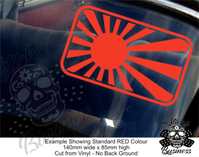 Rising Sun sticker Japanese Japan Flag JDM Import Toyota TRD Honda - 33 ...