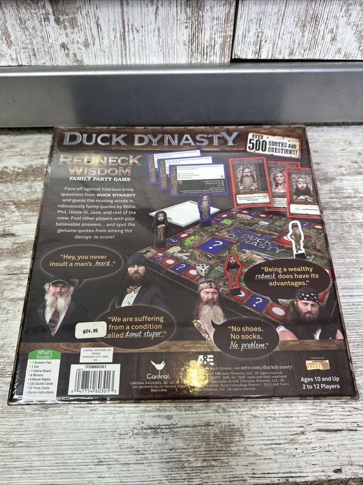 Duck Dynasty Redneck Wisdom Board Game New Sealed Family Party | eBay