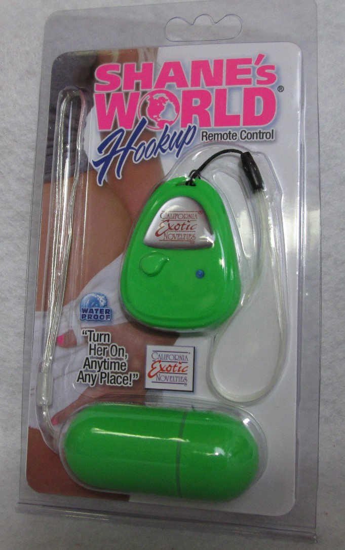 Shanes World Hookup Vibrator Bullet Remote 20' Away Egg Green Travel ...