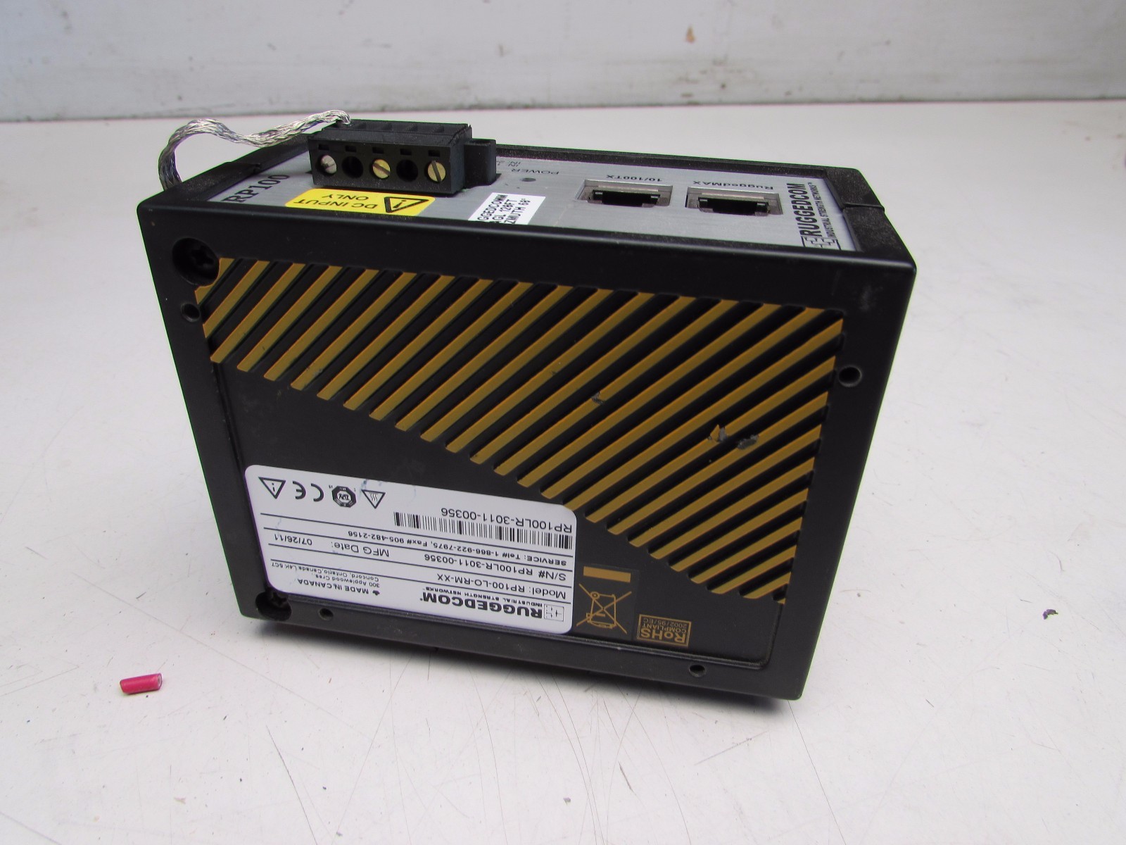 SIEMENS RUGGEDCOM RP100-LO-RM-XX INDUSTRIAL ETHERNET RP100 XLNT TAKEOUT ...