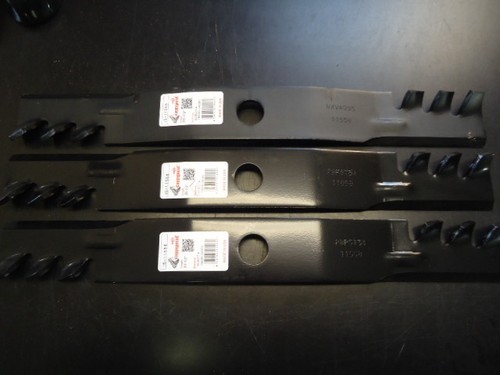 3 USA MADE Heavy Duty Mulching Blades For Kubota 60" ZD21 ZD25 ZD28 ...