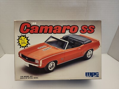 MPC/Ertl 1969 '69 Camaro SS Vintage 1987 1:25 Model Kit Chevy #6283 | eBay