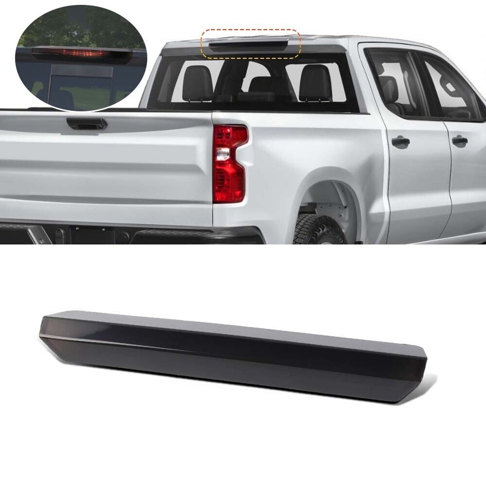 Smoked 3RD High Third Brake Light Lamp Trim Cover For Chevy Silverado ...