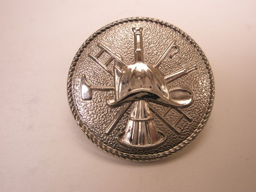 FD Firefighter Scramble Rank Insignia Silver Tone Vintage Tie Tack ...