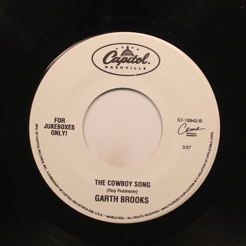 Country Nm! 45 Garth Brooks - The Cowboy Song / She'S Every Woman On ...