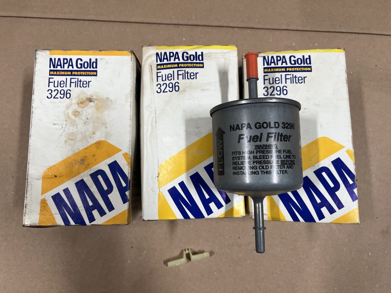 New Pack of 3 NAPA Gold Fuel Filter 3296 NOS | eBay