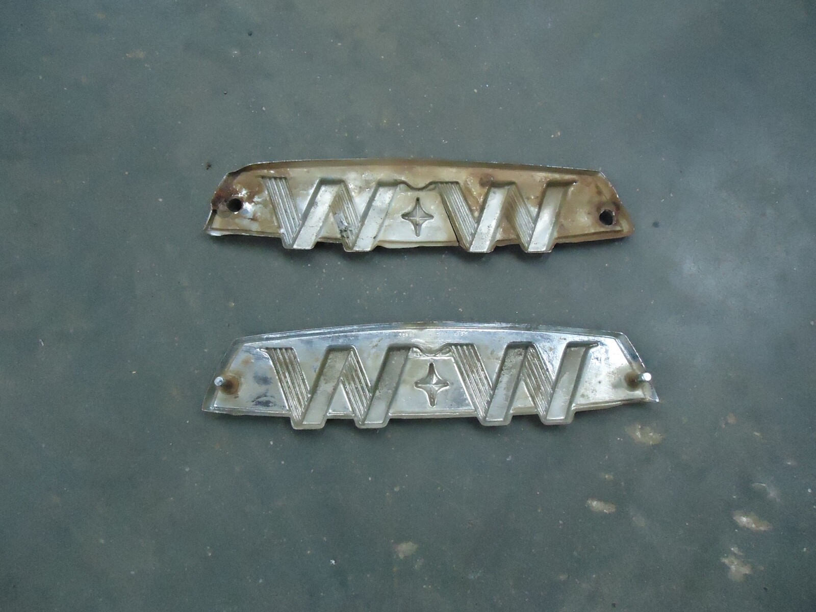 1960's 1970's Cadillac Miller-Meteor M&M Hearse Emblems set of 2 | eBay