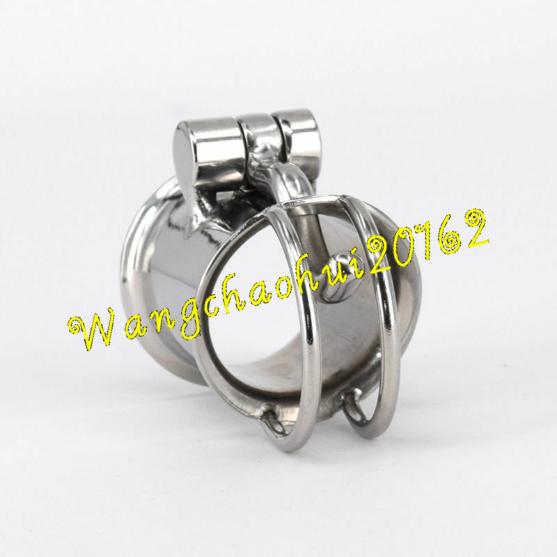 Stainless Steel PA Puncture Chastity Cage Device Male Cage Bandage ...