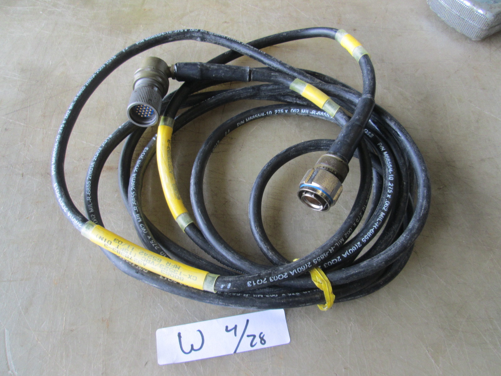 NOS 15' CX-13523/VRC Cable, for Military Radio | eBay