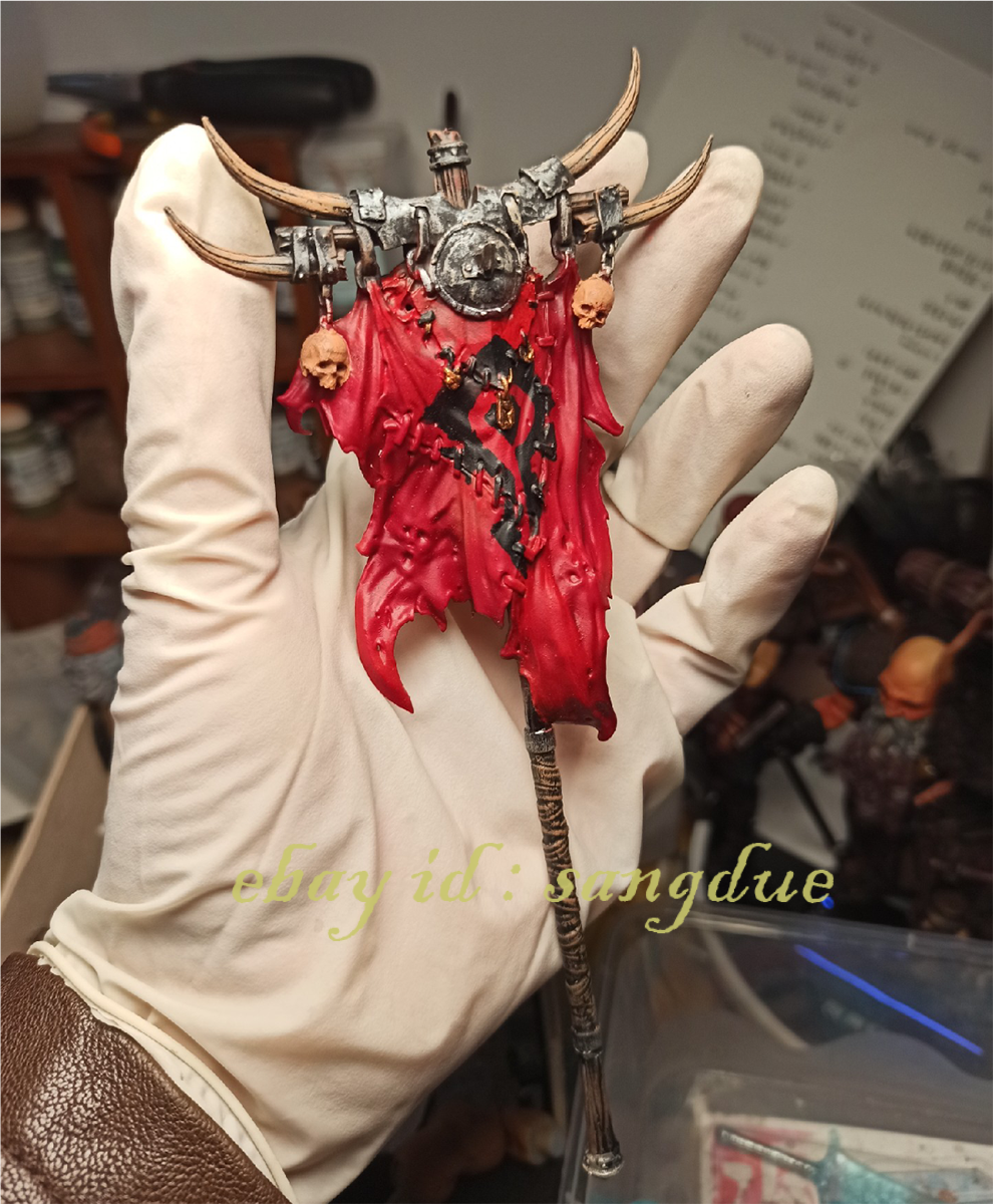 Customized Painted 1/12 World of Warcraft Tribal Battle Flag 18Cm ...