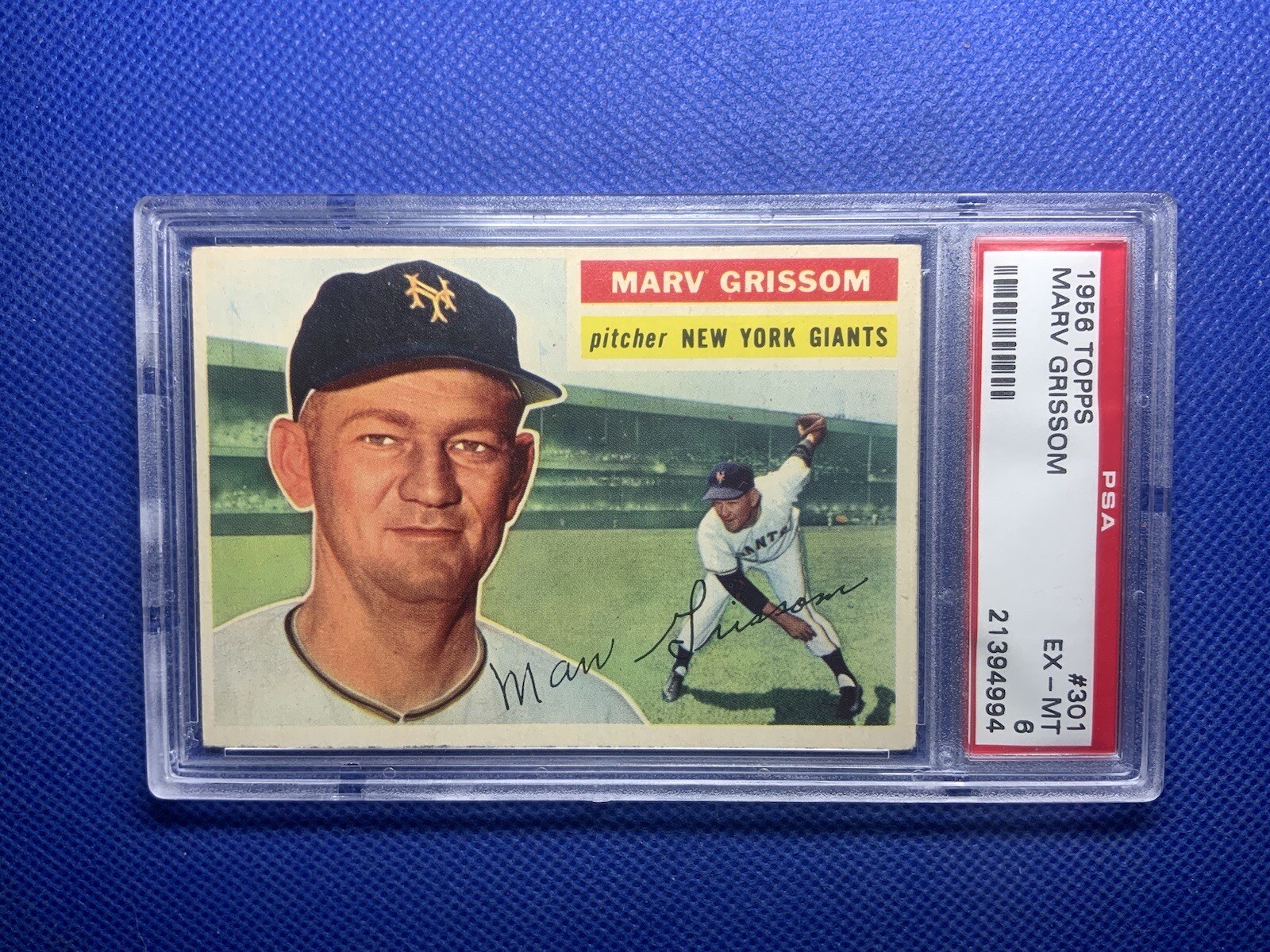 1956 Topps - #301 Marv Grissom for sale online | eBay