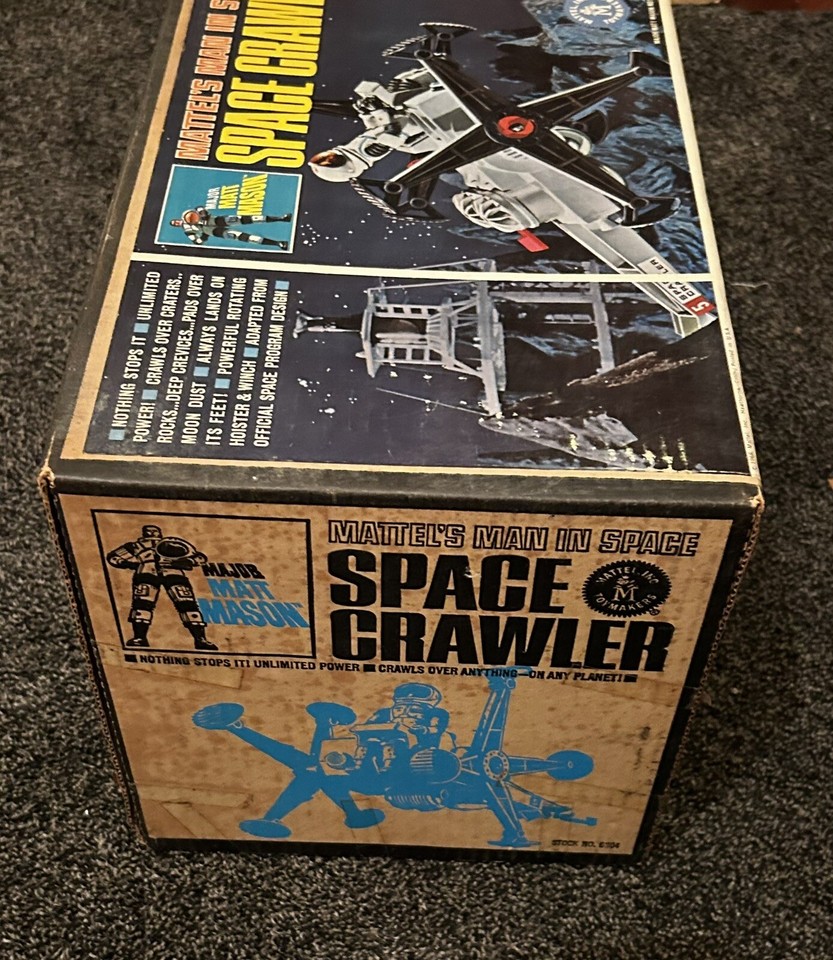 Vintage 1966 Mattel Man In Space Major Matt Mason Space Crawler Working ...