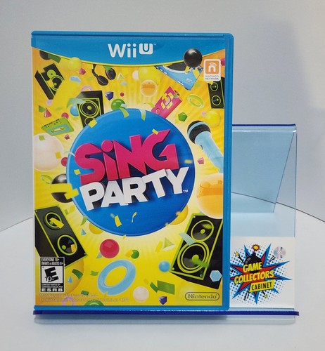 Sing Party (Nintendo Wii U, 2012) Game CIB Complete Tested Retro | eBay