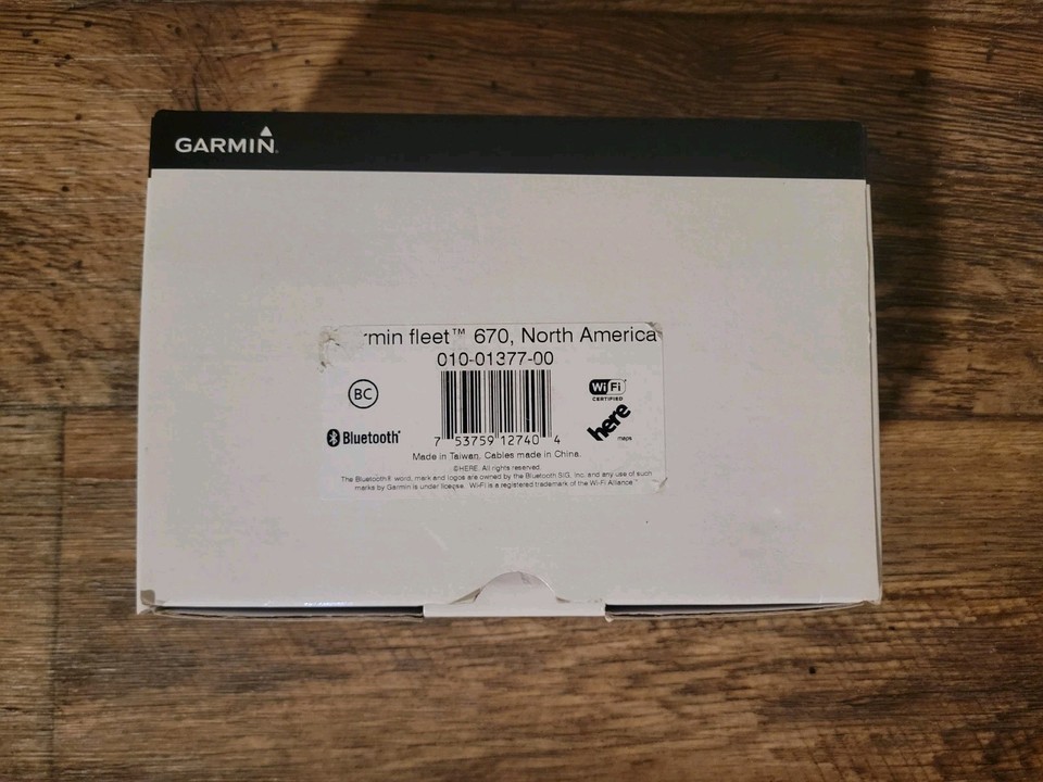 Garmin Fleet 670 GPS New in Box Part # 010-01377-00 **FREE SAME DAY ...