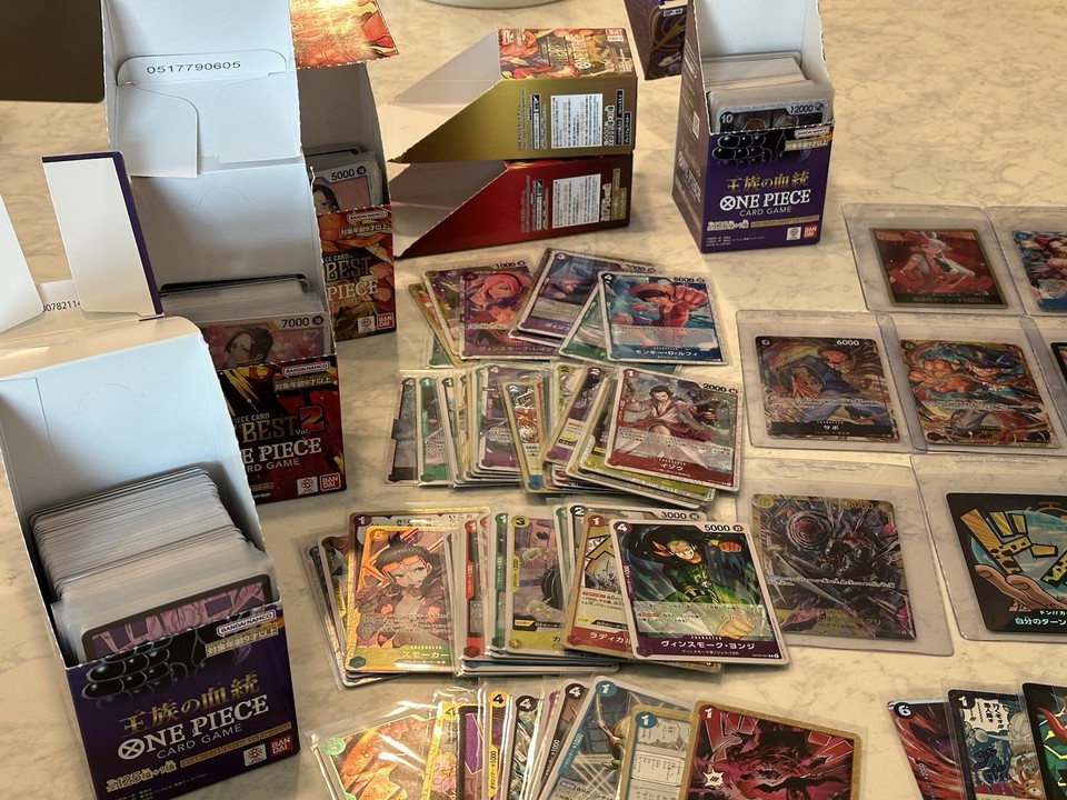 One Piece TCG Huge Lot Including SEC, Gold Border and Alt Art NM ...