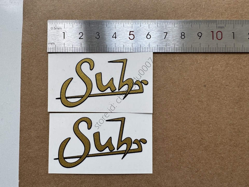 2Pcs Custom Made For Suhr Guitar Bass Headstock Waterslide Decals ...