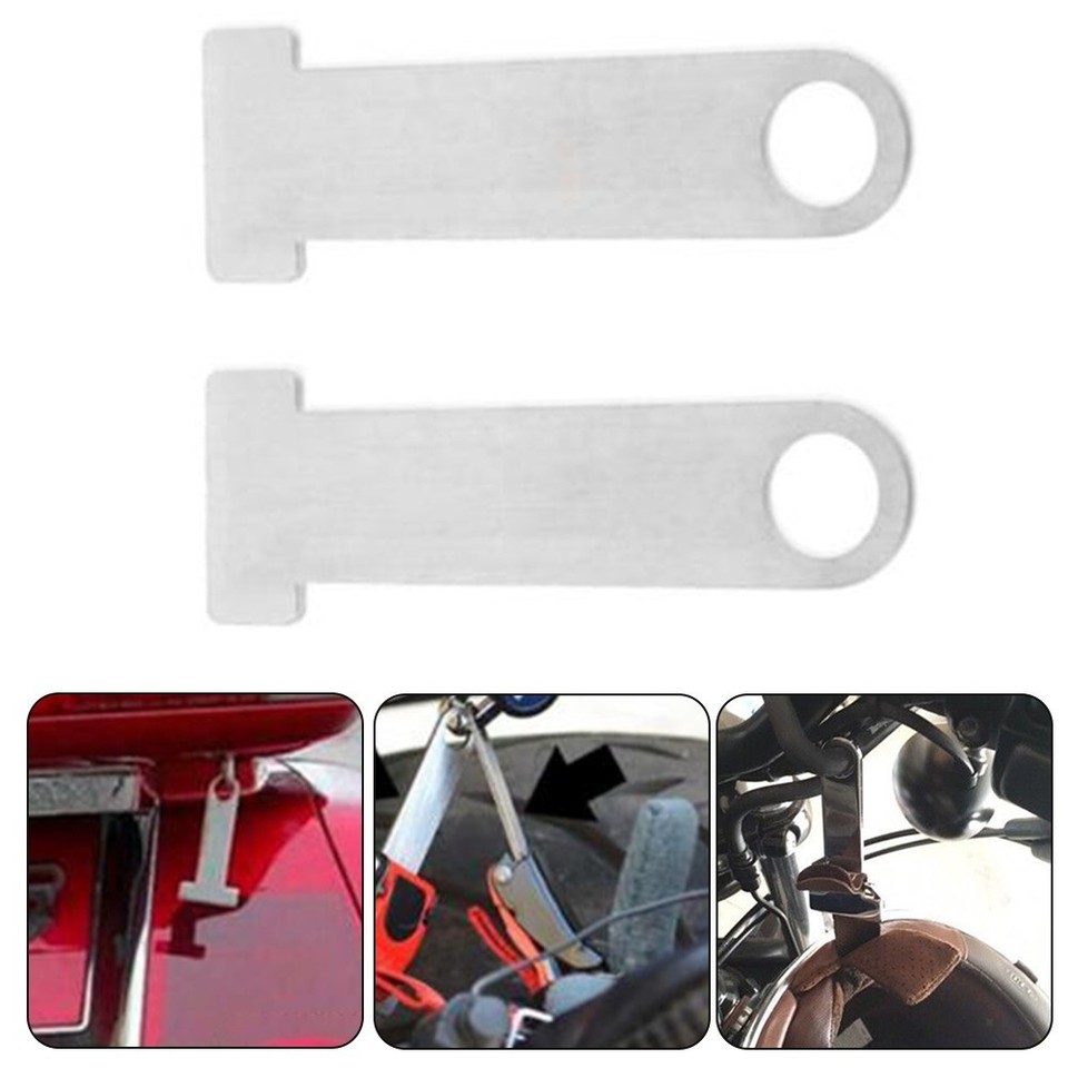 2 Pcs Motorbike Bike Iron Open Face Helmet Lock Quick Release Buckle ...