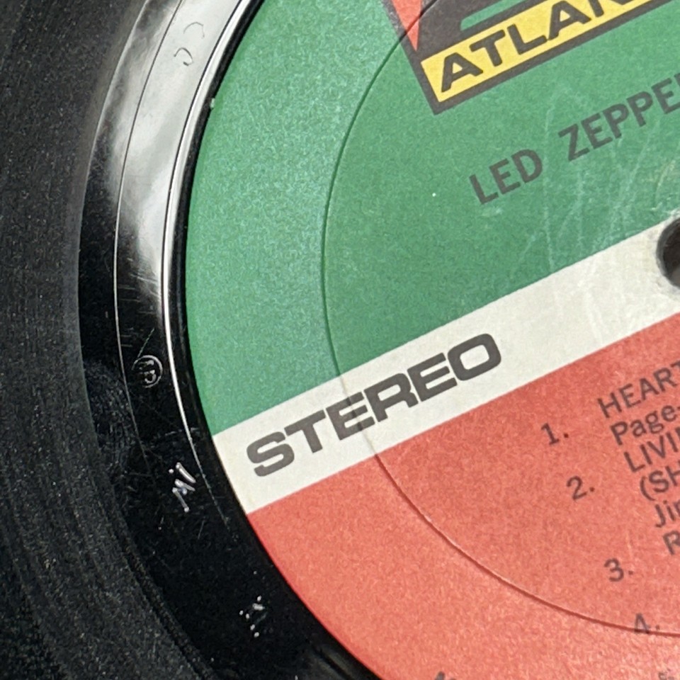 *HEAR* VG+ LED ZEPPELIN II RL Monarch both side Hot Mix 1969 LP ...