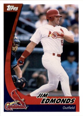 2002 Topps Baseball Jim Edmonds St. Louis Cardinals #5 | eBay