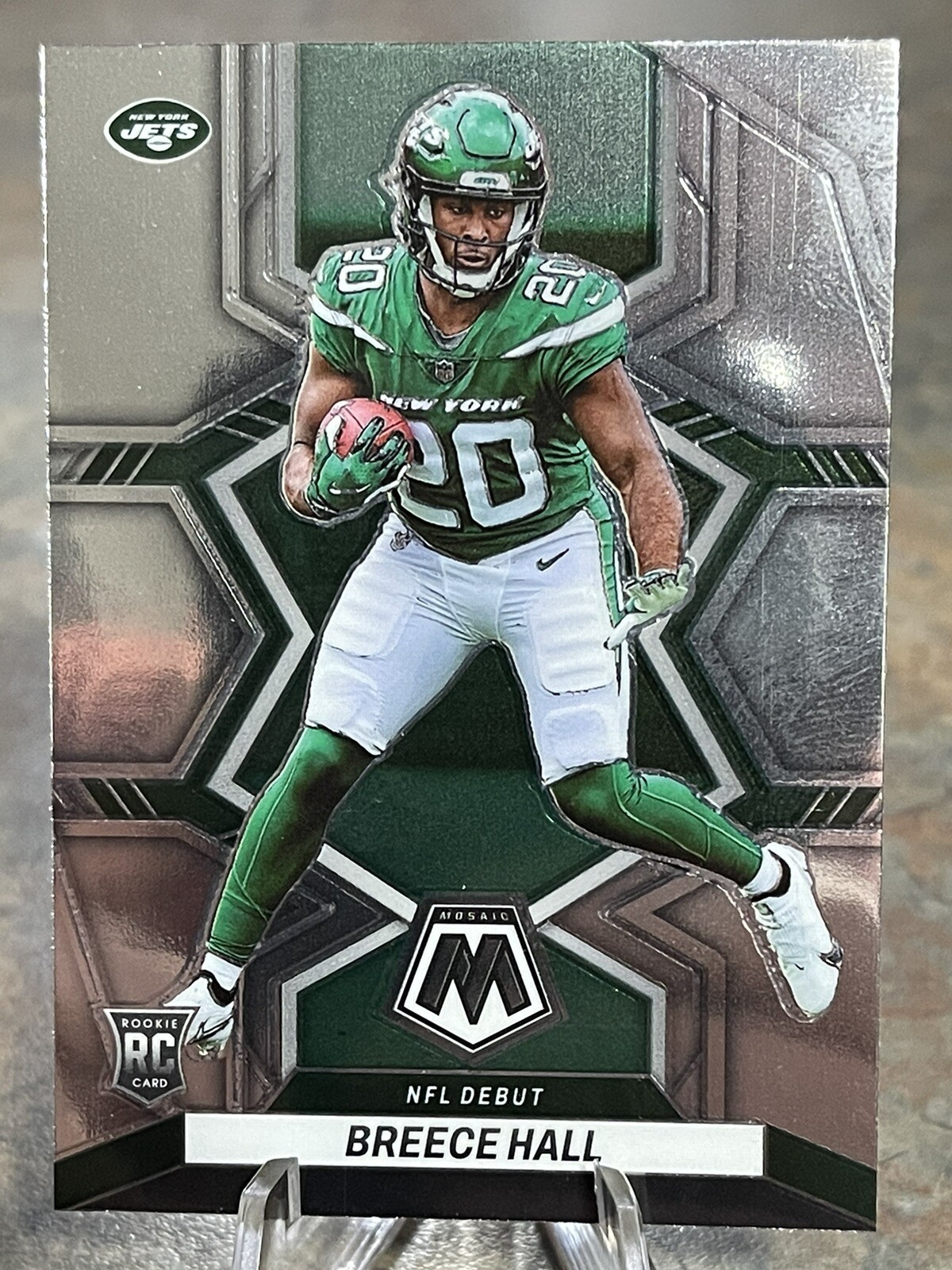 2022 Panini Mosaic Football Breece Hall Rookie Card #283 RC NFL Debut ...