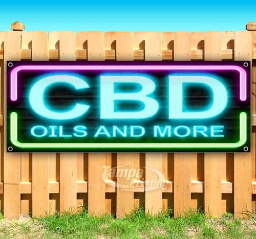 CBD Oils and More Advertising Vinyl Banner Flag Sign Many Sizes ...