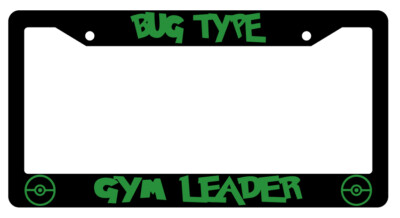 Bug Type Gym Leader High Quality Black Plastic Frame Pokemon | eBay