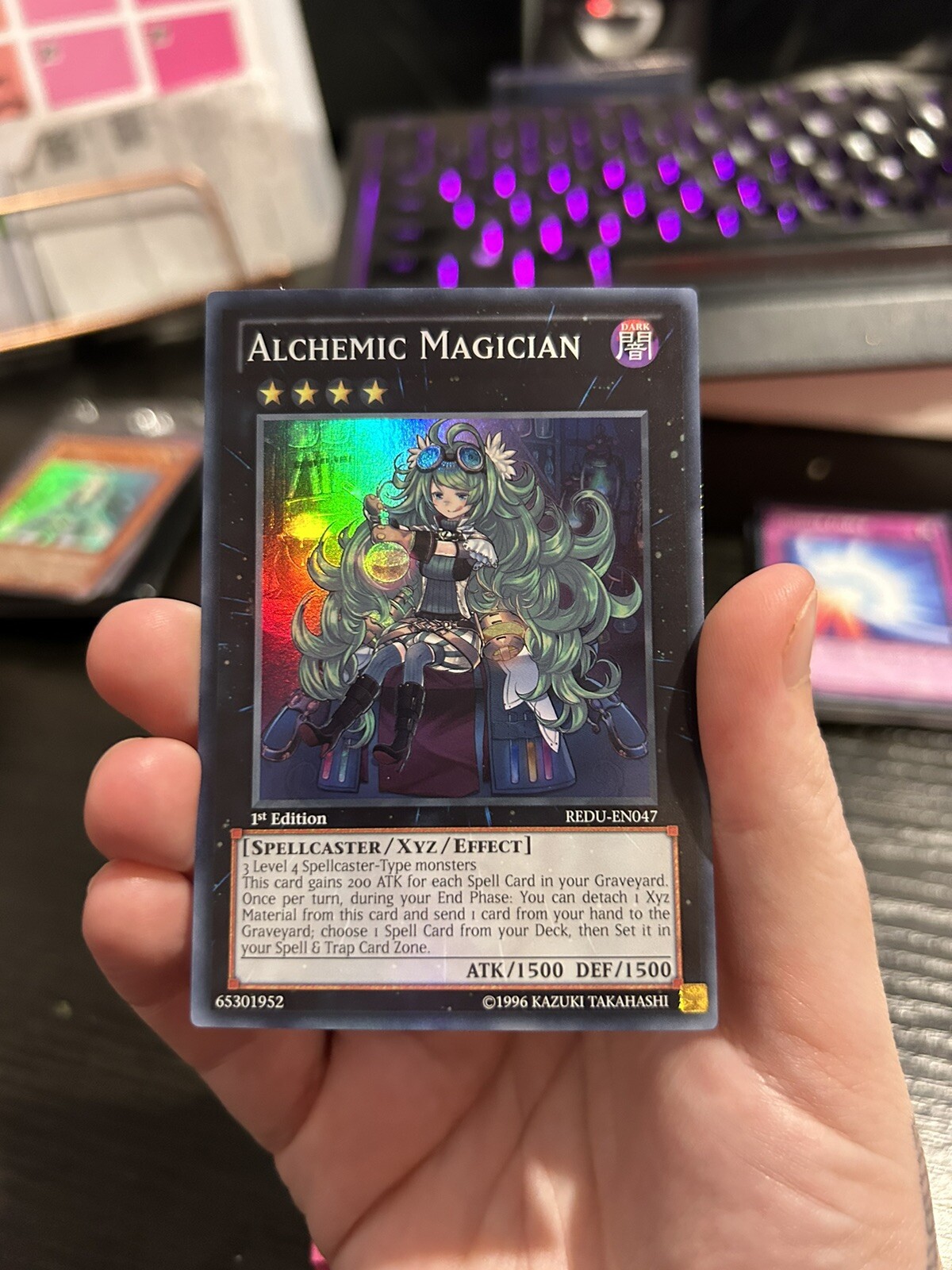 LP YUGIOH ALCHEMIC MAGICIAN 1st EDITION Super Rare REDU-EN047 | eBay