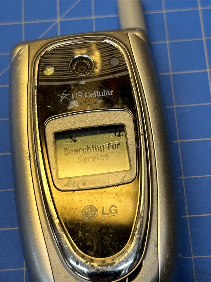 LG VX6100 Silver Verizon Cellular Flip Phone US Cellular | eBay