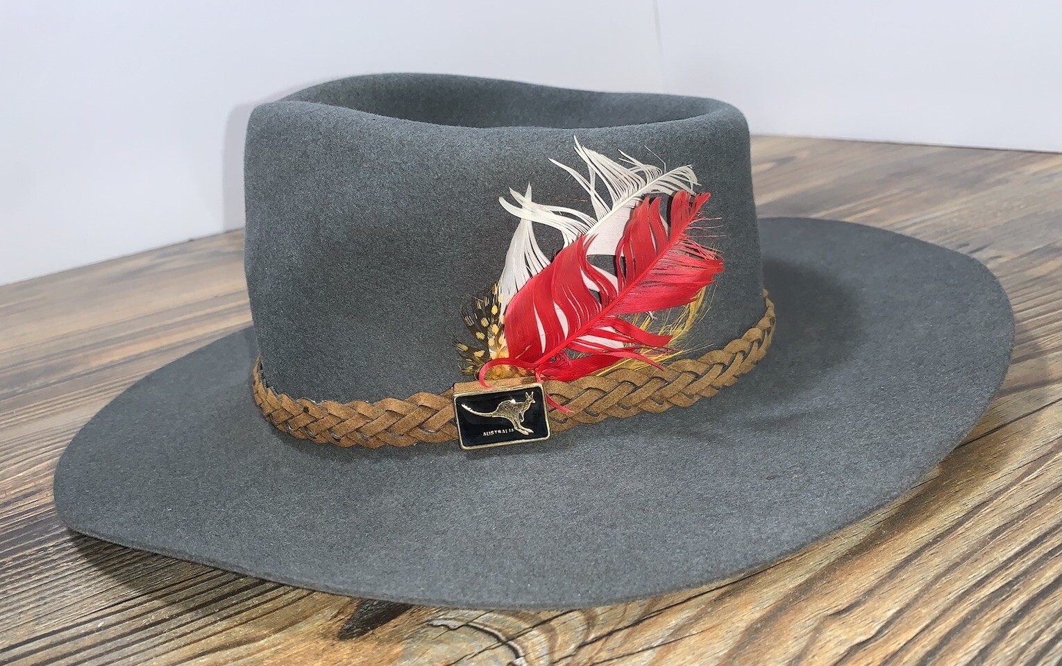 Australian made Country Style Size 55 6 3/4 Gordon Grover Wool fur felt ...