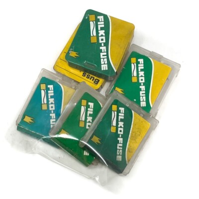 12 pcs Filko Bussmann Automotive Glass Fuses Assortment SFE30 AGW30 ...