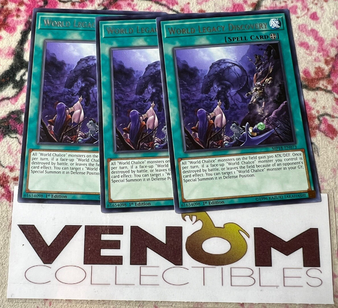 3x (M/NM) - World Legacy Discovery - MP18-EN073 - Rare - 1st Edition ...