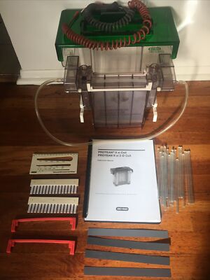 Bio-Rad Protean ii xi Large Electrophoresis Cell Combs Glass Rods Red ...