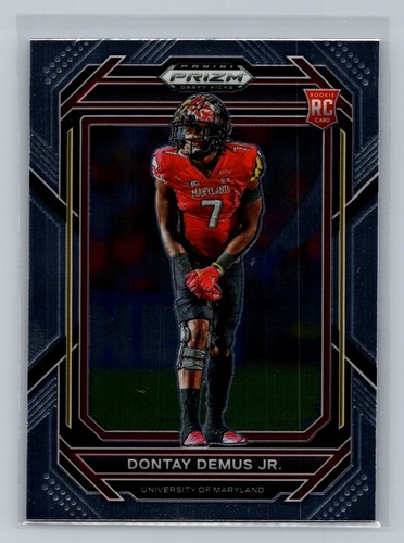 Dontay Demus Jr 2023 Panini Prizm Draft Picks Rookie #151 Maryland | eBay