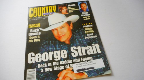 George Strait Covers Country Weekly Magazine August 1999 Buck Owens | eBay