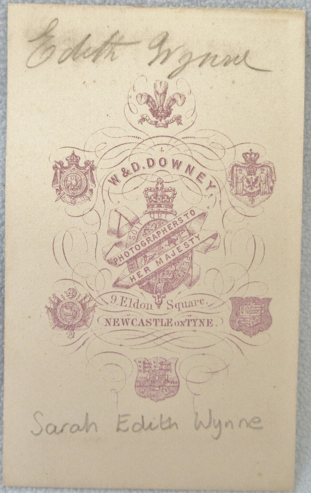 CDV RARE WELSH OPERA SINGER SOPRANO SARAH EDITH WYNNE DOWNEY ANTIQUE ...