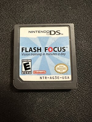 Flash Focus: Vision Training in Minutes a Day (Nintendo DS, 2007 ...