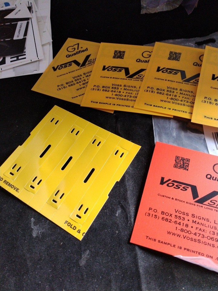 Danger Warning Sticker Signs Panduit Voss | eBay