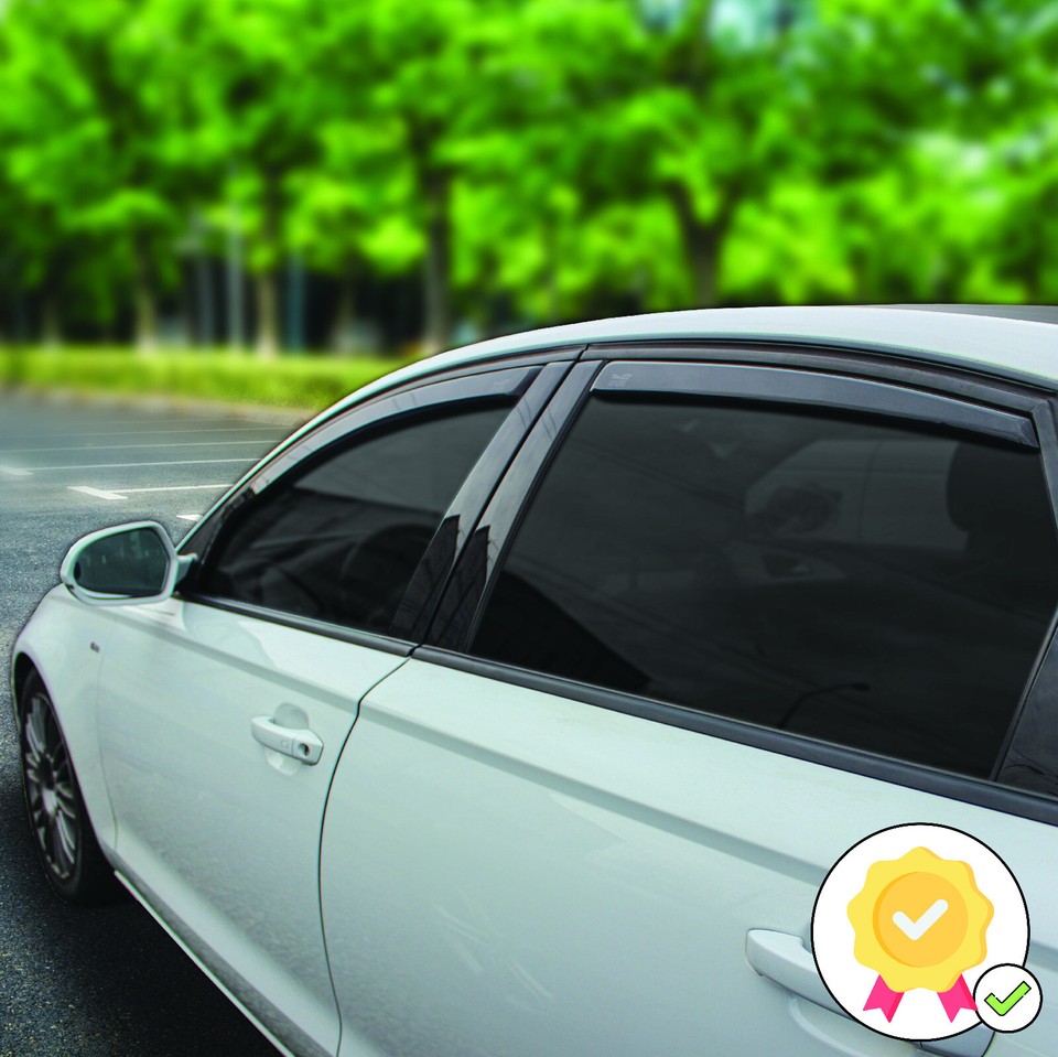 Wind Deflectors In Channel For Toyota Matrix E130 2003-2008 Visors Rain ...