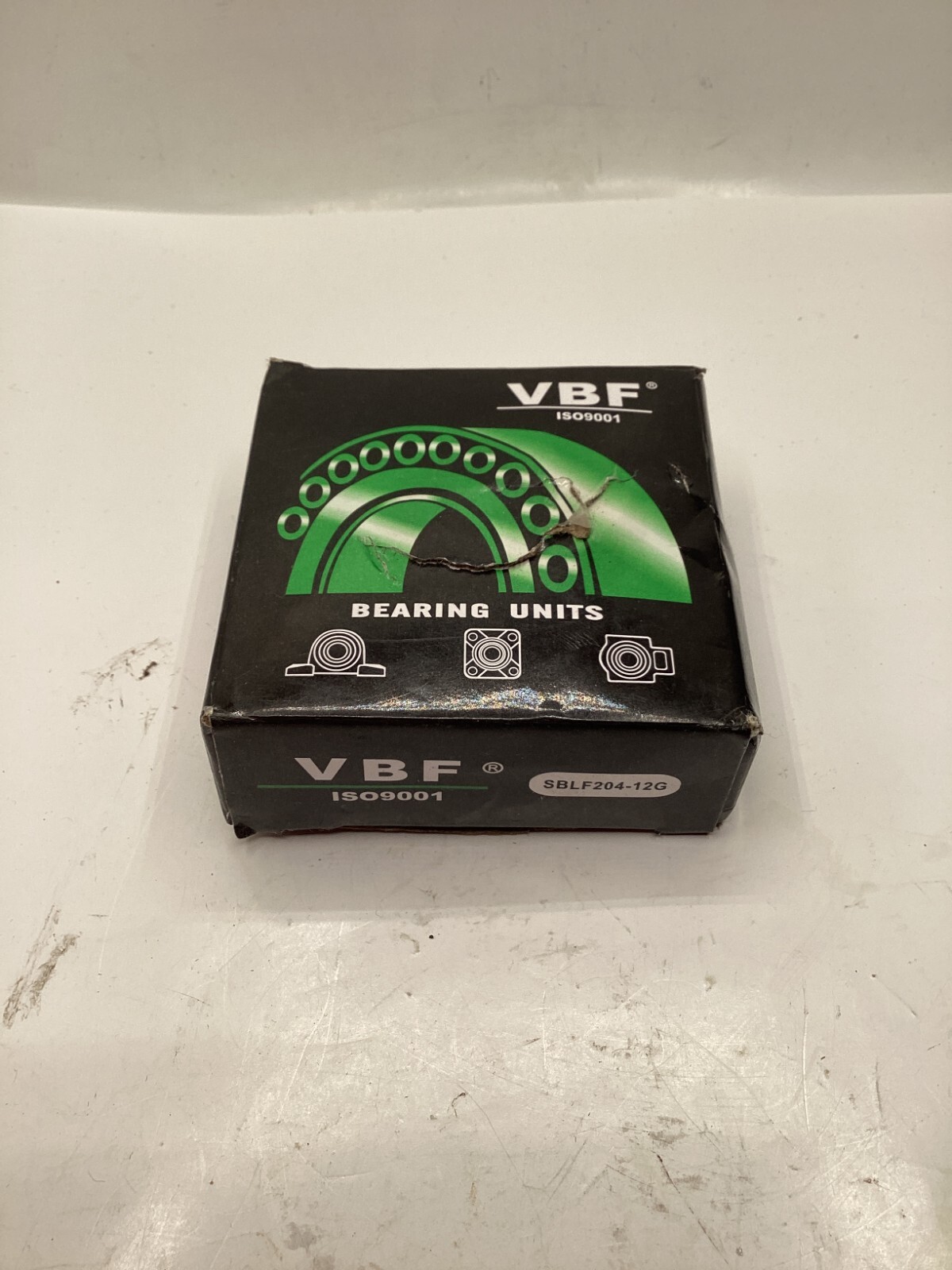 VBF 2 Bolt Flange Bearing SBLF204-12G, 0.75" Bore, Light Duty Insert ...